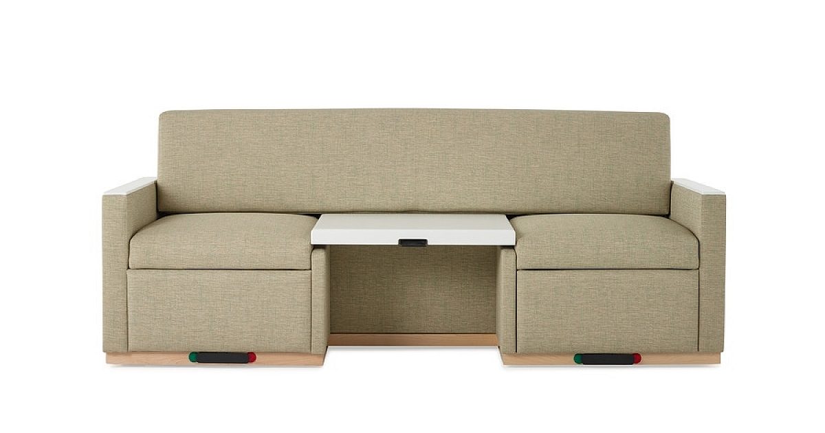 CFI Workspace | Nemschoff Merge 2 Flop Sofa